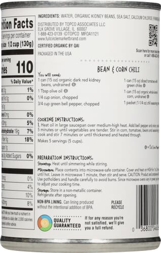 red kidney beans composition