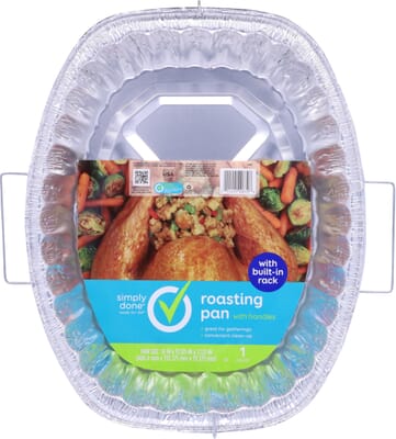 disposable roasting pan